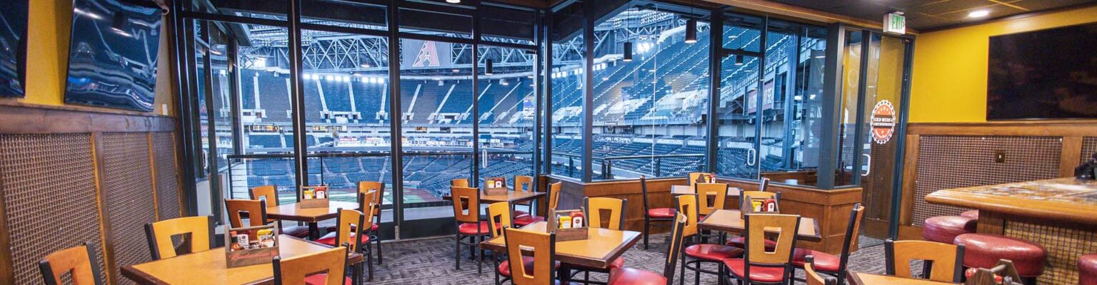 Chase Field Private Event Room at Cold Beers & Cheeseburgers